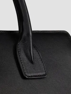 NILI LOTAN Lou Leather Top Handle Bag - Black
