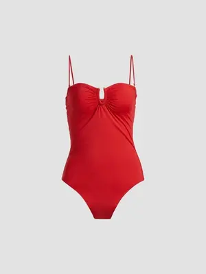 NILI LOTAN Semi-sweetheart One-piece Swimsuit - Red