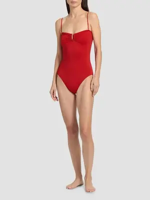 NILI LOTAN Semi-sweetheart One-piece Swimsuit - Red