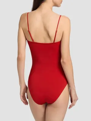 NILI LOTAN Semi-sweetheart One-piece Swimsuit - Red