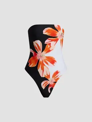 MILLY Tropical Flame One-piece Swimsuit - Multi