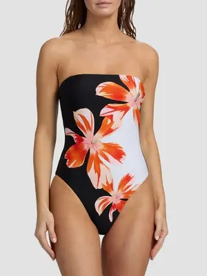 MILLY Tropical Flame One-piece Swimsuit - Multi
