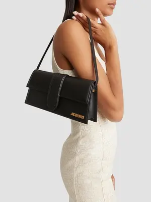 Jacquemus Le Bambino Logo Leather Shoulder Bag