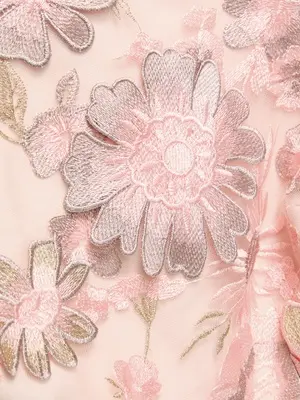MILLY Daisy Floral-embroidered Minidress