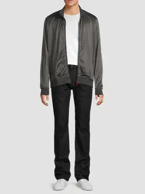 Kiton Shiny Jersey Swim Jacket - Grey