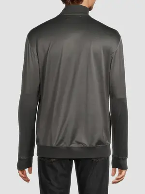 Kiton Shiny Jersey Swim Jacket - Grey