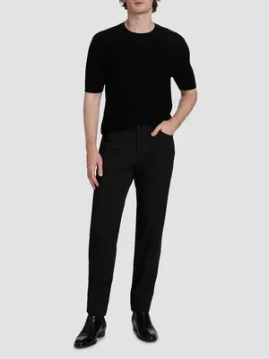 Emporio Armani Chain Stitch Wool T-shirt