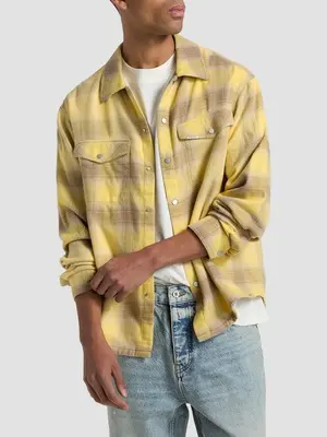REPRESENT Vintage Cotton Flannel Shirt