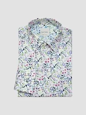 Paul Smith Tailored-fit Floral Cotton Shirt - Multi