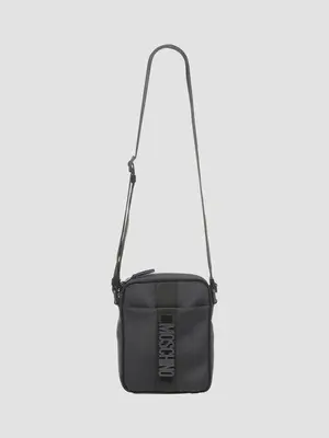 Moschino Logo Hardware Crossbody Bag