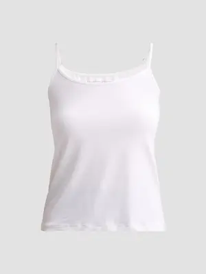 Majestic Filatures Stretch Jersey Cami - Blanc