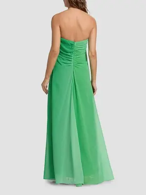 MILLY Sunset Stripe Strapless Maxi Dress