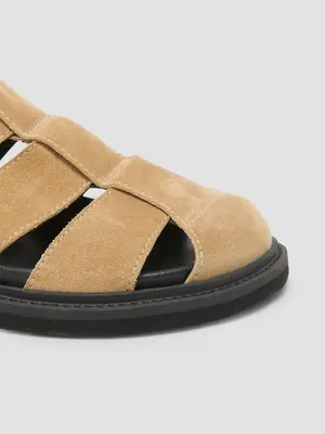 Moschino Suede Fisherman Sandals