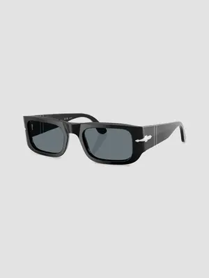 Persol 55mm Square Pillow Sunglasses - Black