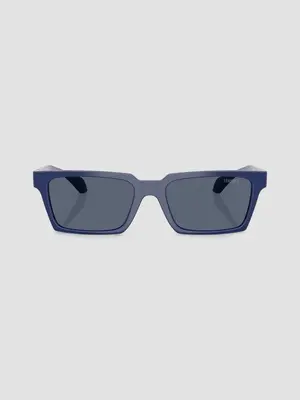 Versace 55mm Rectangular Sunglasses