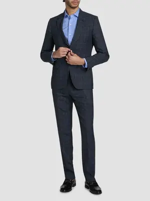 Paul Smith Soho-fit Tailored Wool-silk-linen Suit