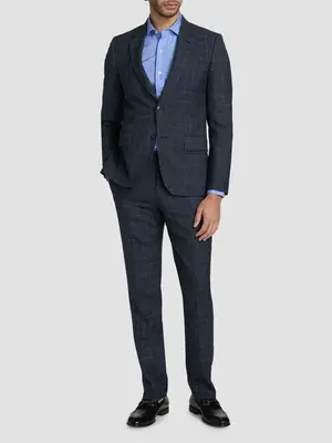 Paul Smith Soho-fit Tailored Wool-silk-linen Suit