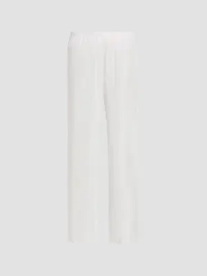 MILLY Celina Pinstriped Sheer Cover-up Pants - Multi