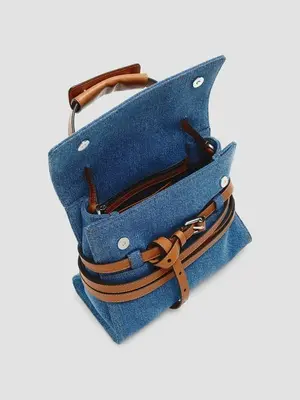 Moschino Tie Me Top Handle Bag