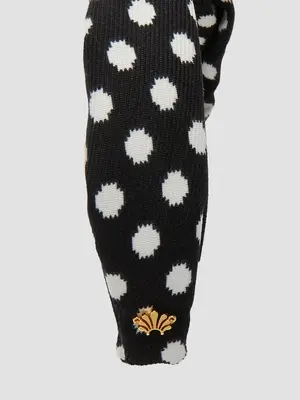 Lele Sadoughi Rosette Polka Dot Headband