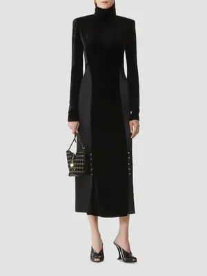 LANVIN Velvet Midi Dress