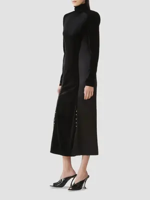 LANVIN Velvet Midi Dress