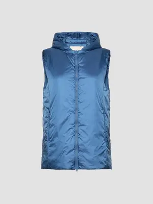 Max Mara Water Repellent Padded Gilet - Avio