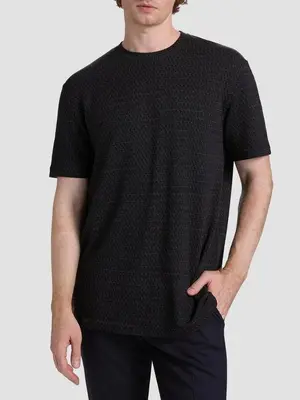 Giorgio Armani Geo Pattern Jersey T-shirt
