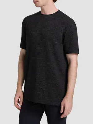 Giorgio Armani Geo Pattern Jersey T-shirt