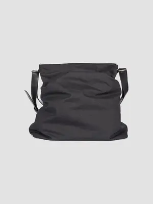 Dries Van Noten Cotton & Leather Tote Bag - Black