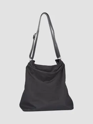 Dries Van Noten Cotton & Leather Tote Bag