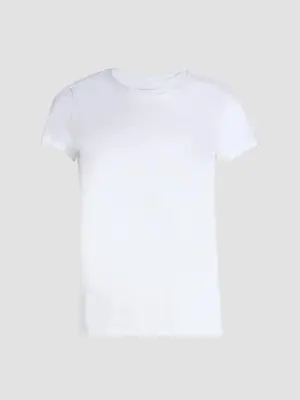Majestic Filatures Interlock Cotton T-shirt - Blanc