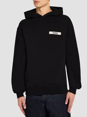 Jacquemus Logo Fleece Hoodie
