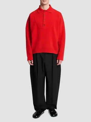 Jacquemus Doppio Wool-blend Polo Sweater