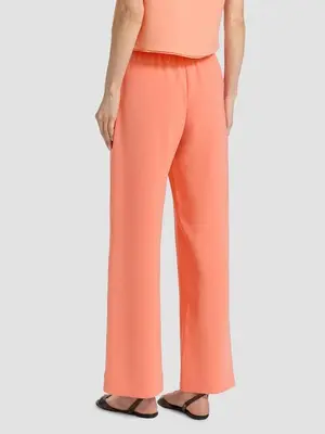 LESET Arielle Wide-leg Pants - Pamplemousse