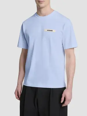 Jacquemus Grosgrain Logo Cotton T-shirt