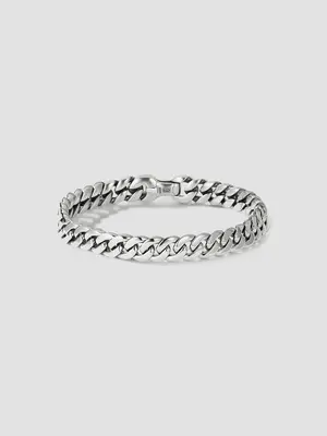 David Yurman Curb Chain Bracelet In Sterling - Silver
