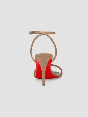 CHRISTIAN LOUBOUTIN Miss Z 80mm Leather Sandals - Blush
