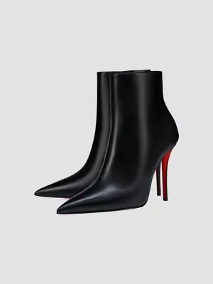 CHRISTIAN LOUBOUTIN Miss Z 100mm Leather Booty