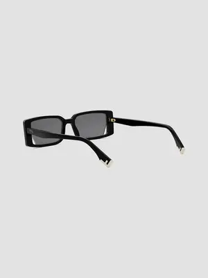 Fendi Way 53mm Rectangular Sunglasses - Black
