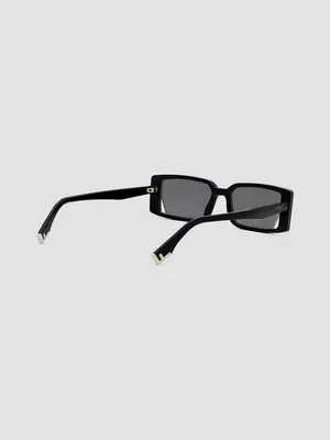 Fendi Way 53mm Rectangular Sunglasses - Black