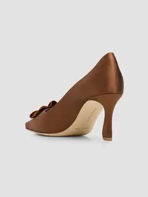 Manolo Blahnik Fortan 70mm Satin Stiletto Pumps
