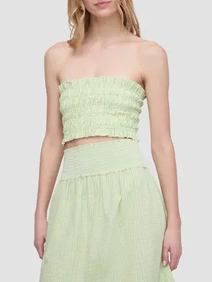 Hill House Home The June Nap Top - Lime Gingham