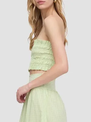 Hill House Home The June Nap Top - Lime Gingham