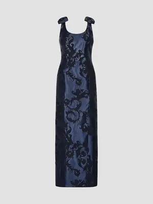 MILLY Kaelynn Floral Jacquard Dress