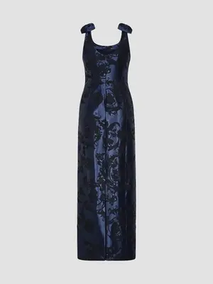 MILLY Kaelynn Floral Jacquard Dress