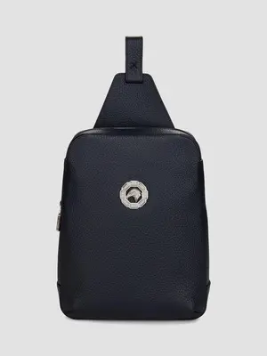 Stefano Ricci Leather Sling Bag - Blue Ricci