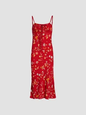 REFORMATION Camira Crepe Midi-dress