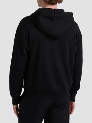 NILI LOTAN Brian Zip-front Cotton Hoodie
