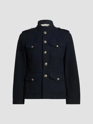 NILI LOTAN Raymond Cotton Jacket - Midnight